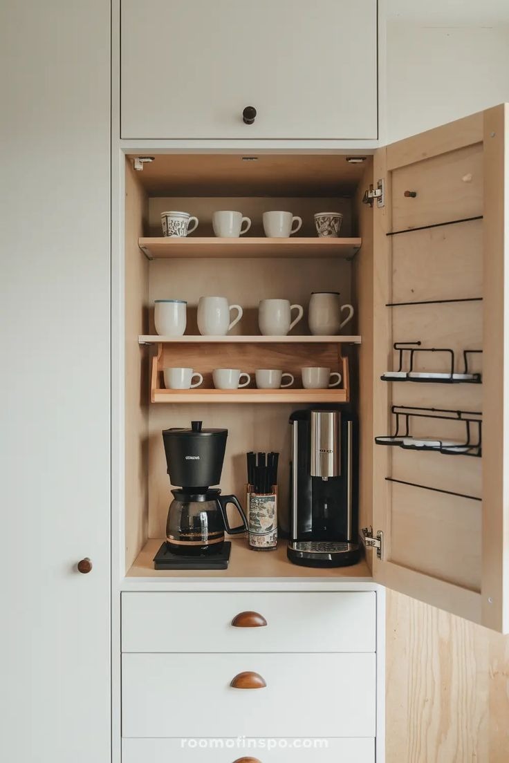 45 Home Coffee Bar Ideas for All Budgets, Room Sizes, & Aesthetic ...