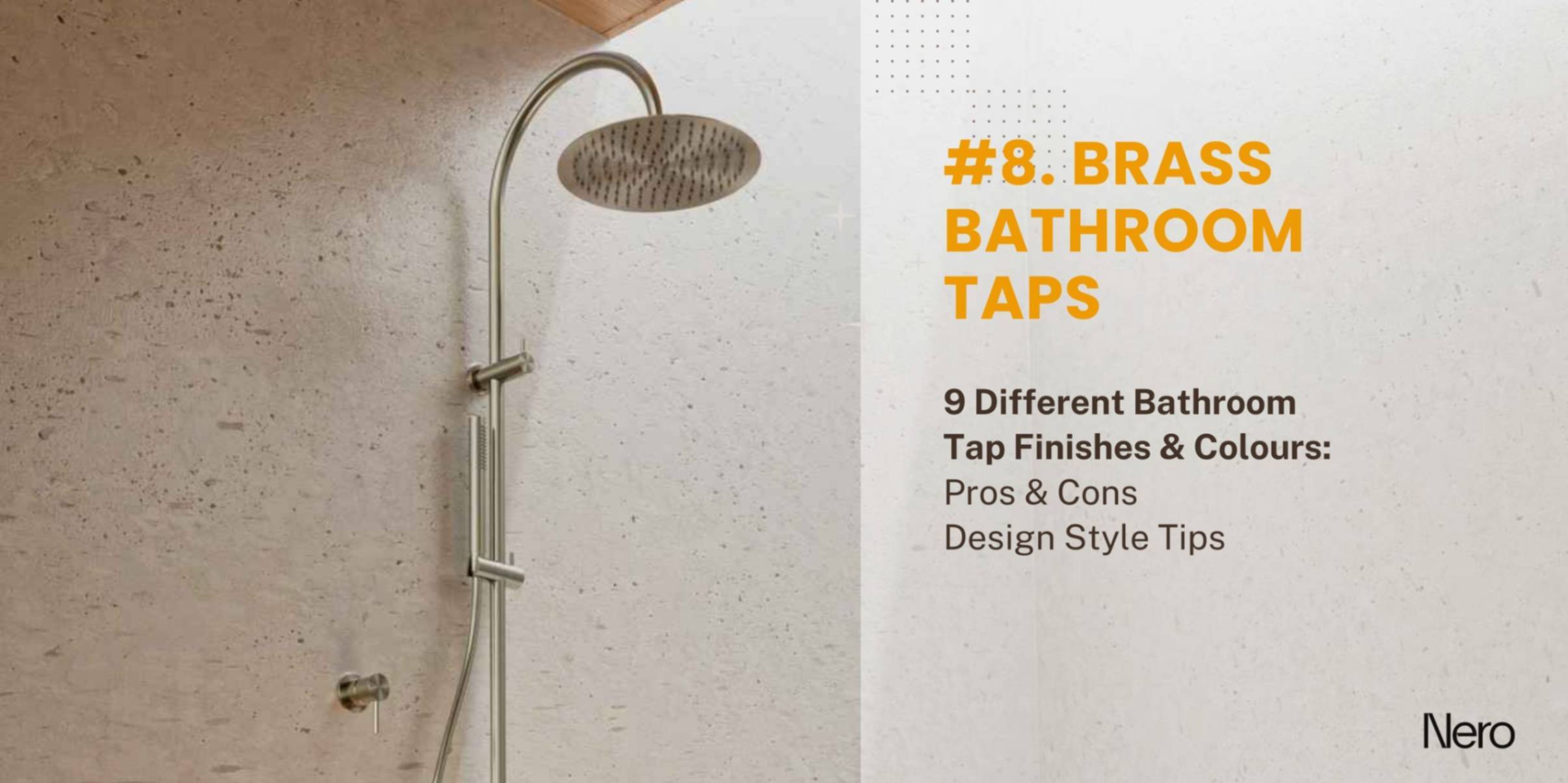 9 Types of Tapware Finishes: Colors | Pros & Cons | Nero Tapware