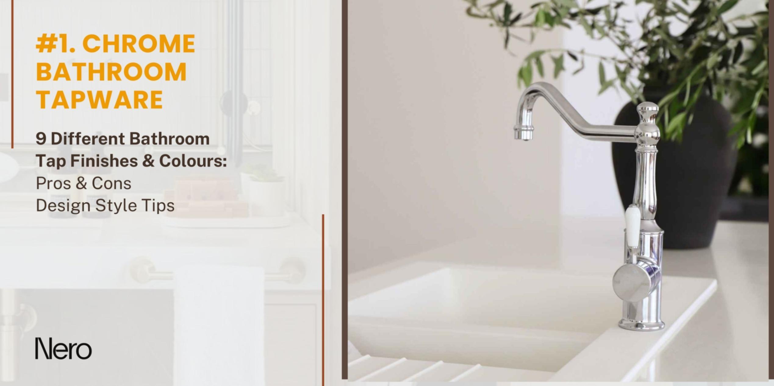 9 Types of Tapware Finishes: Colors | Pros & Cons | Nero Tapware