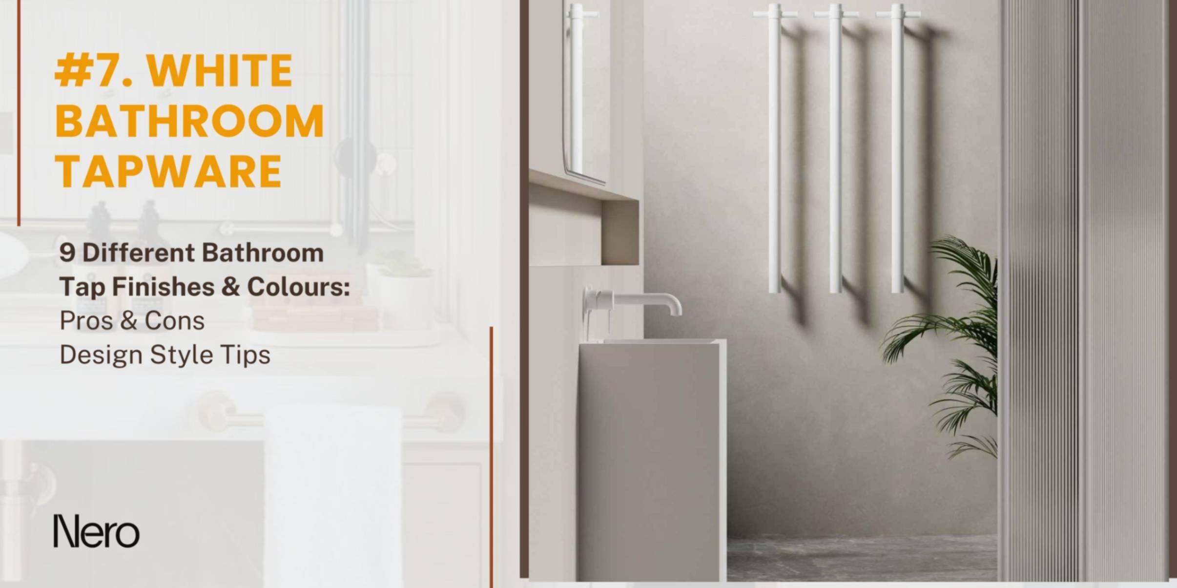 9 Types of Tapware Finishes: Colors | Pros & Cons | Nero Tapware