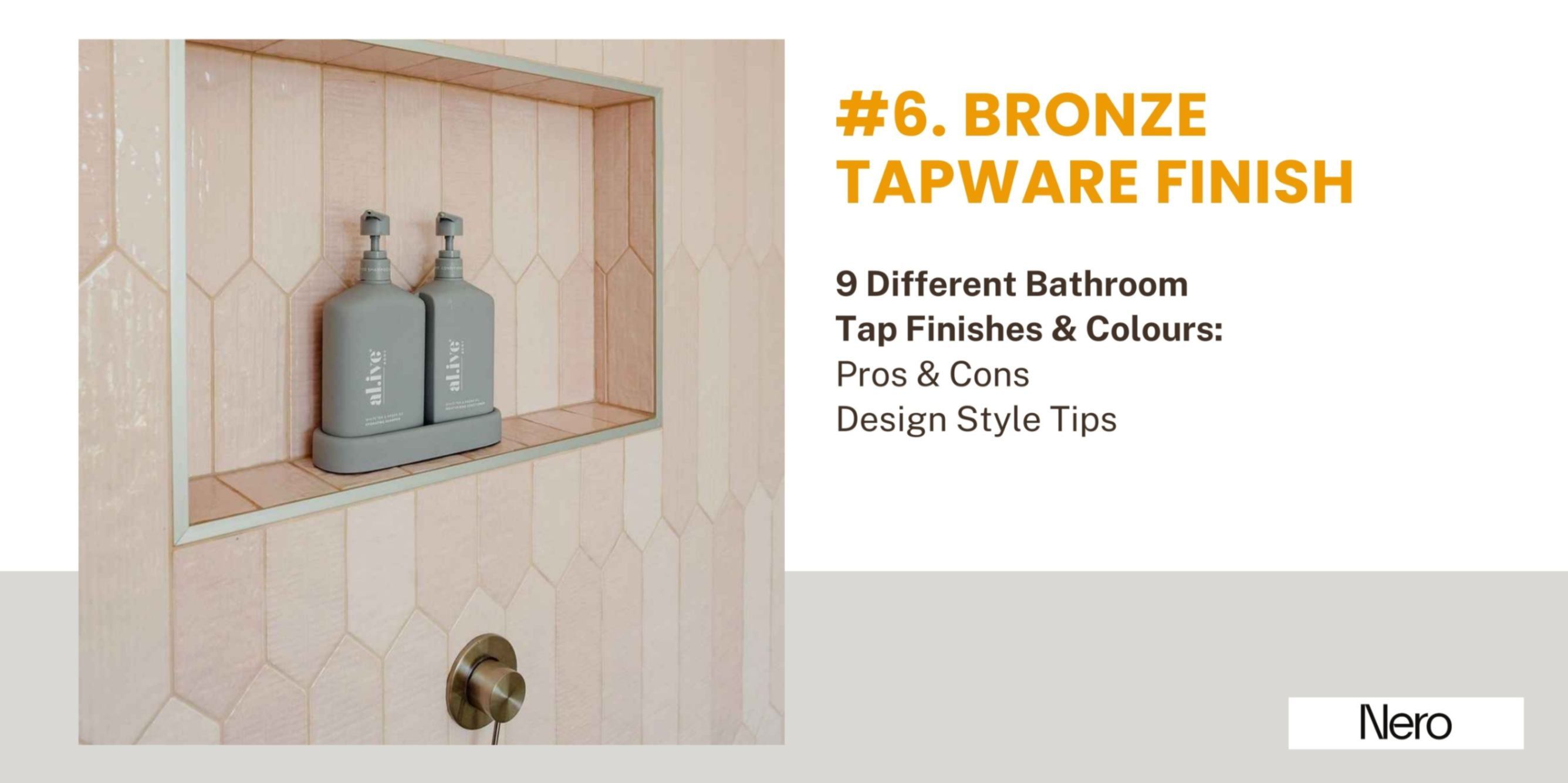 9 Types of Tapware Finishes: Colors | Pros & Cons | Nero Tapware