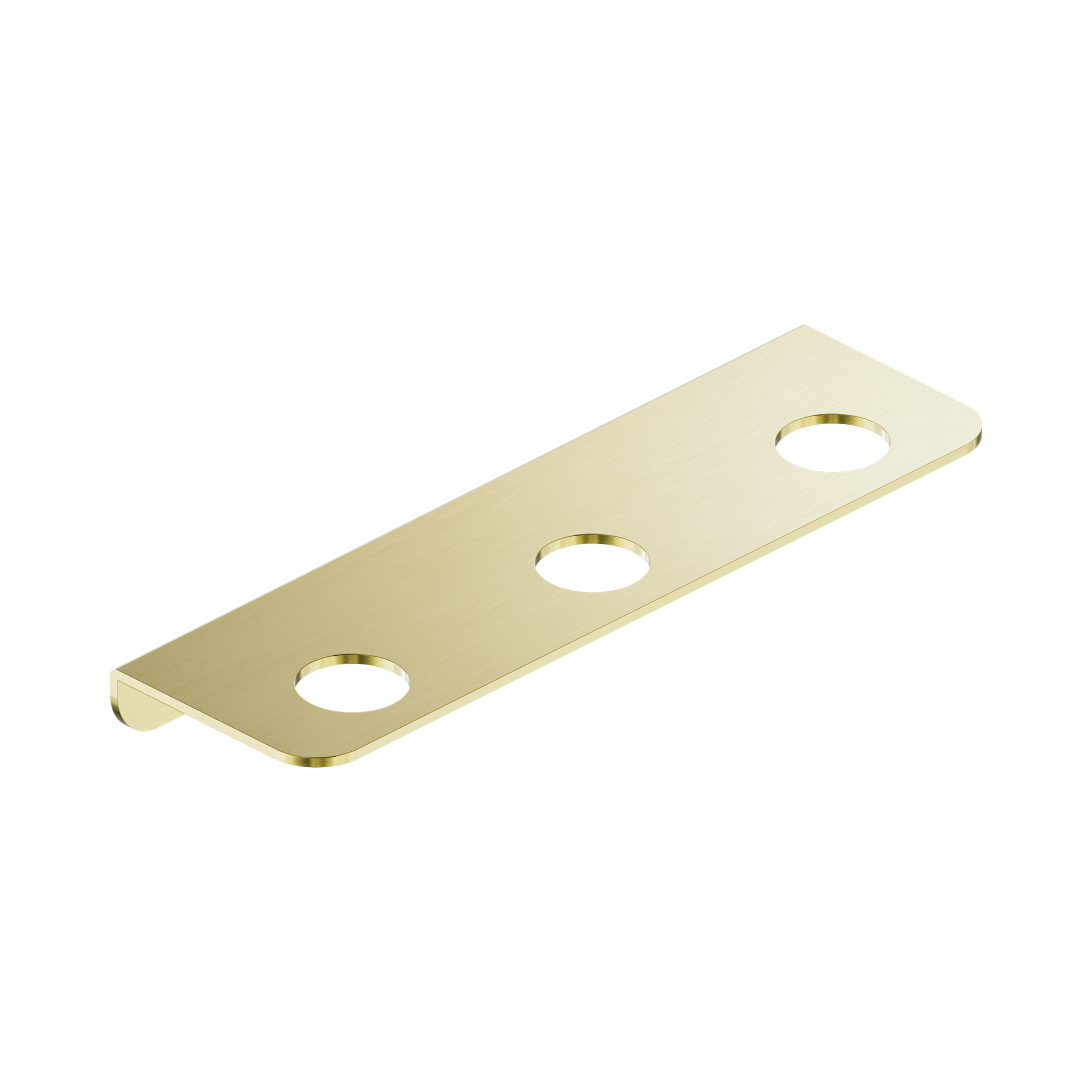 Mecca Triple Soap Bottle Holder Brushed Gold