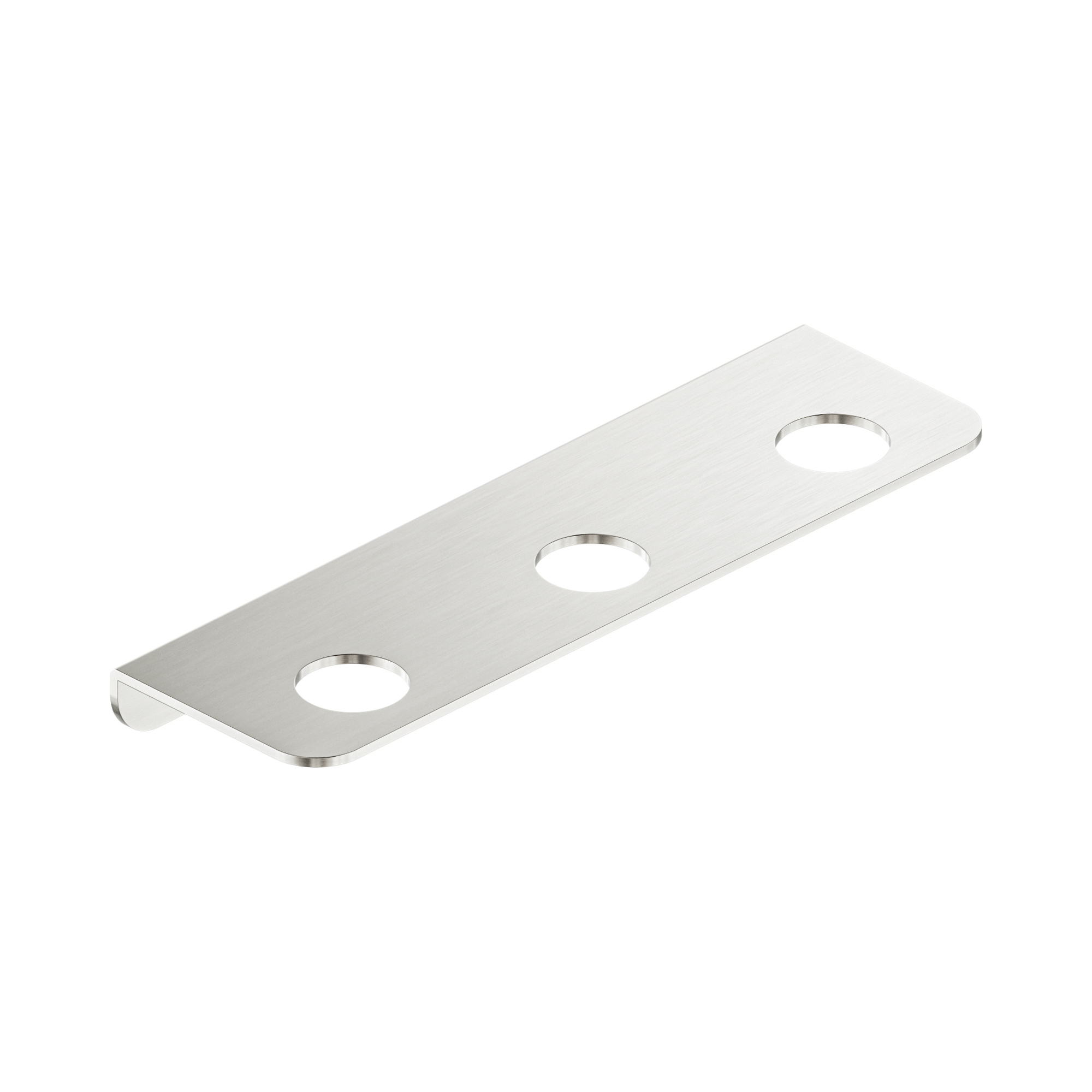 Mecca Triple Soap Bottle Holder Brushed Nickel