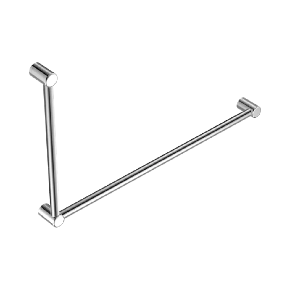 Mecca Care 32mm DDA Accessible Toilet Grab Rail Set 90 Degree ...