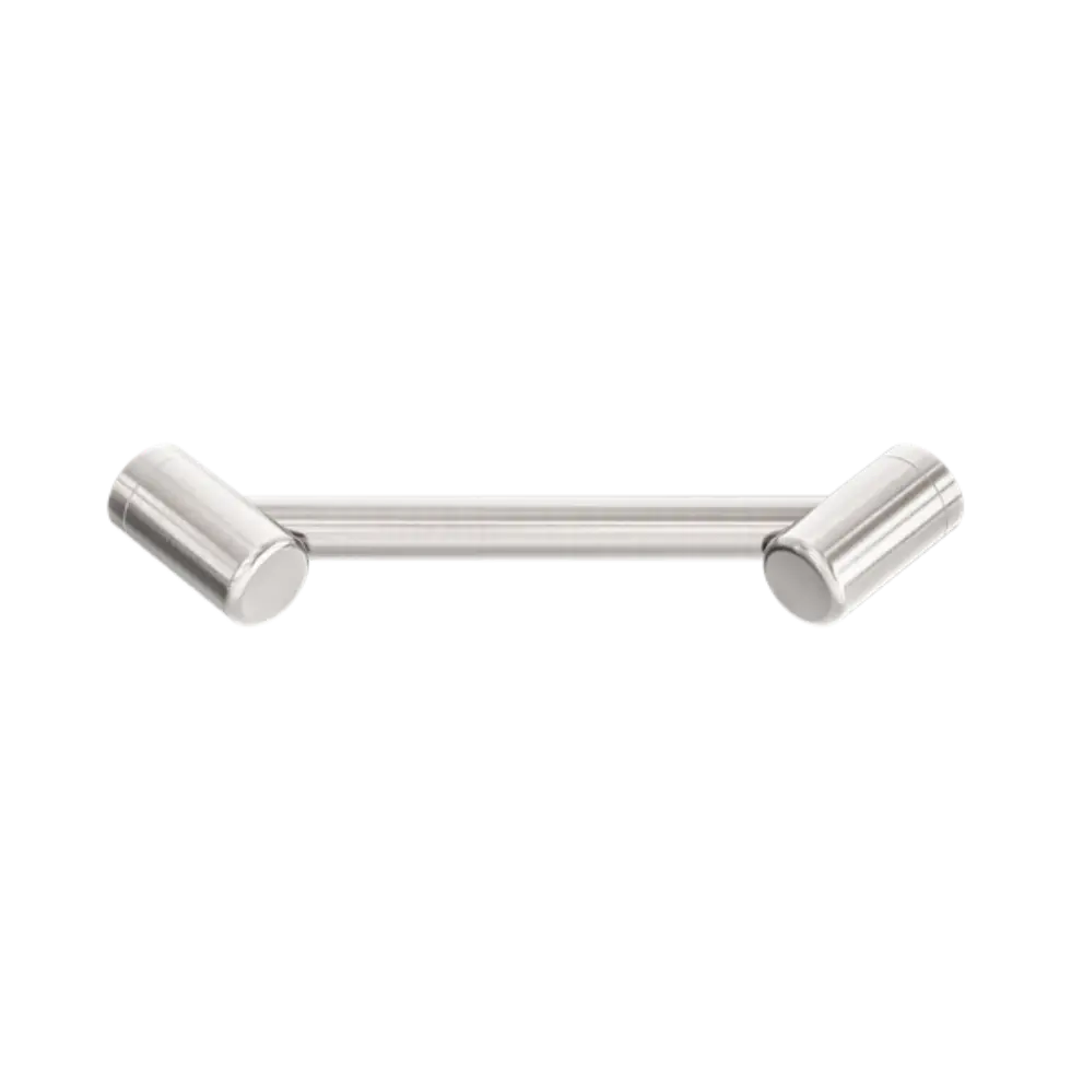 Mecca Care 25mm Footrest Corner Grab Rail 215mm Brushed Nickel