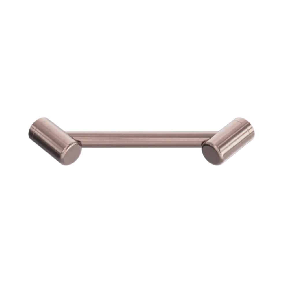 Mecca Care 25mm Footrest Corner Grab Rail 215mm Brushed Bronze