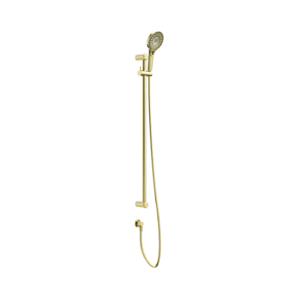 Mecca Care 25mm Grab Rail And Adjustable Shower Rail Set 900mm Brushed Gold