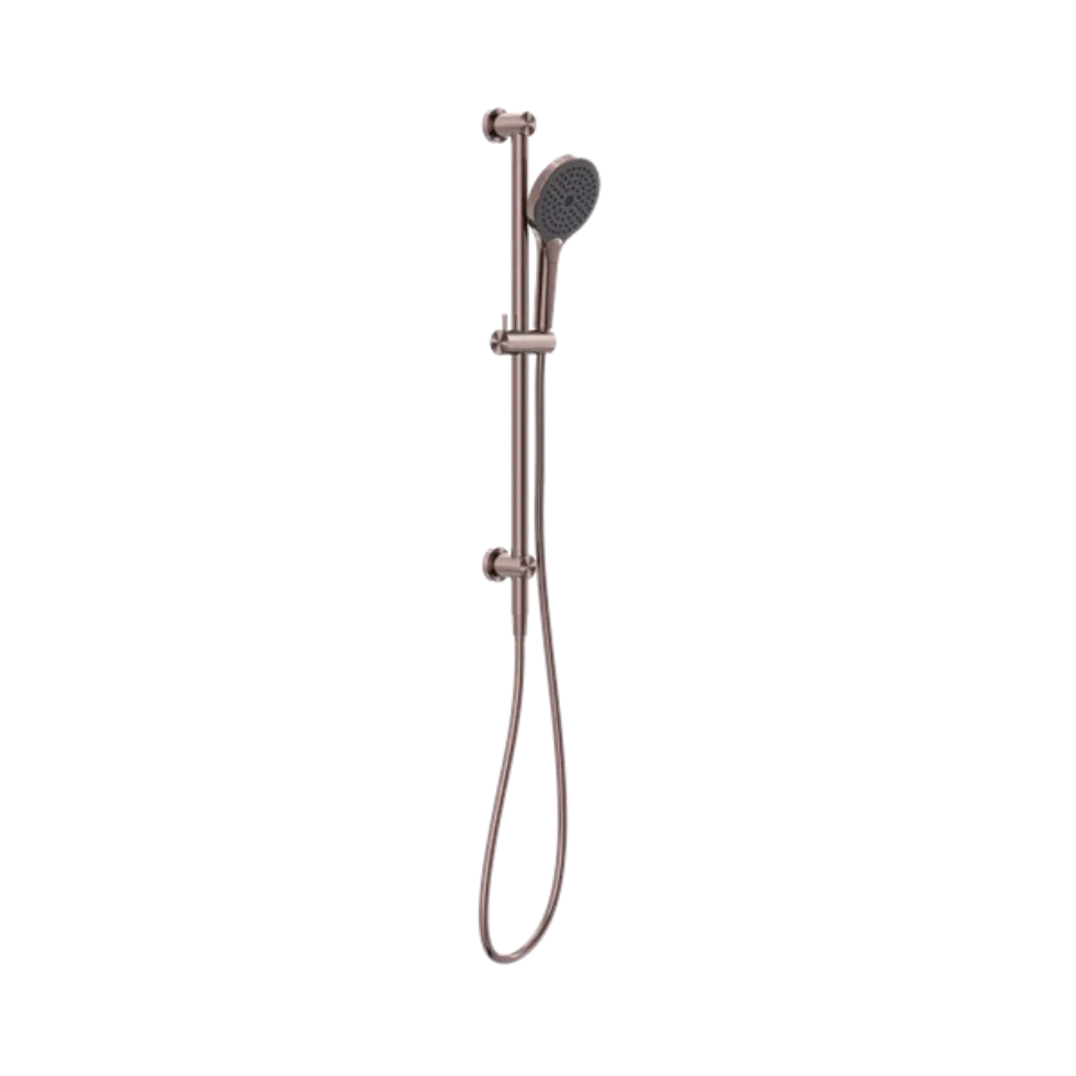 Mecca Shower Rail With Air Shower II Brushed Bronze