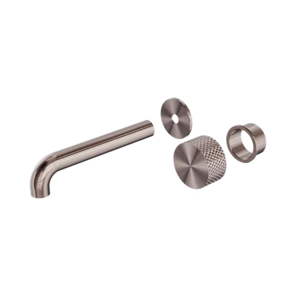 Opal Progressive Wall Basin/Bath Set 120mm Trim Kits Only Brushed Bronze
