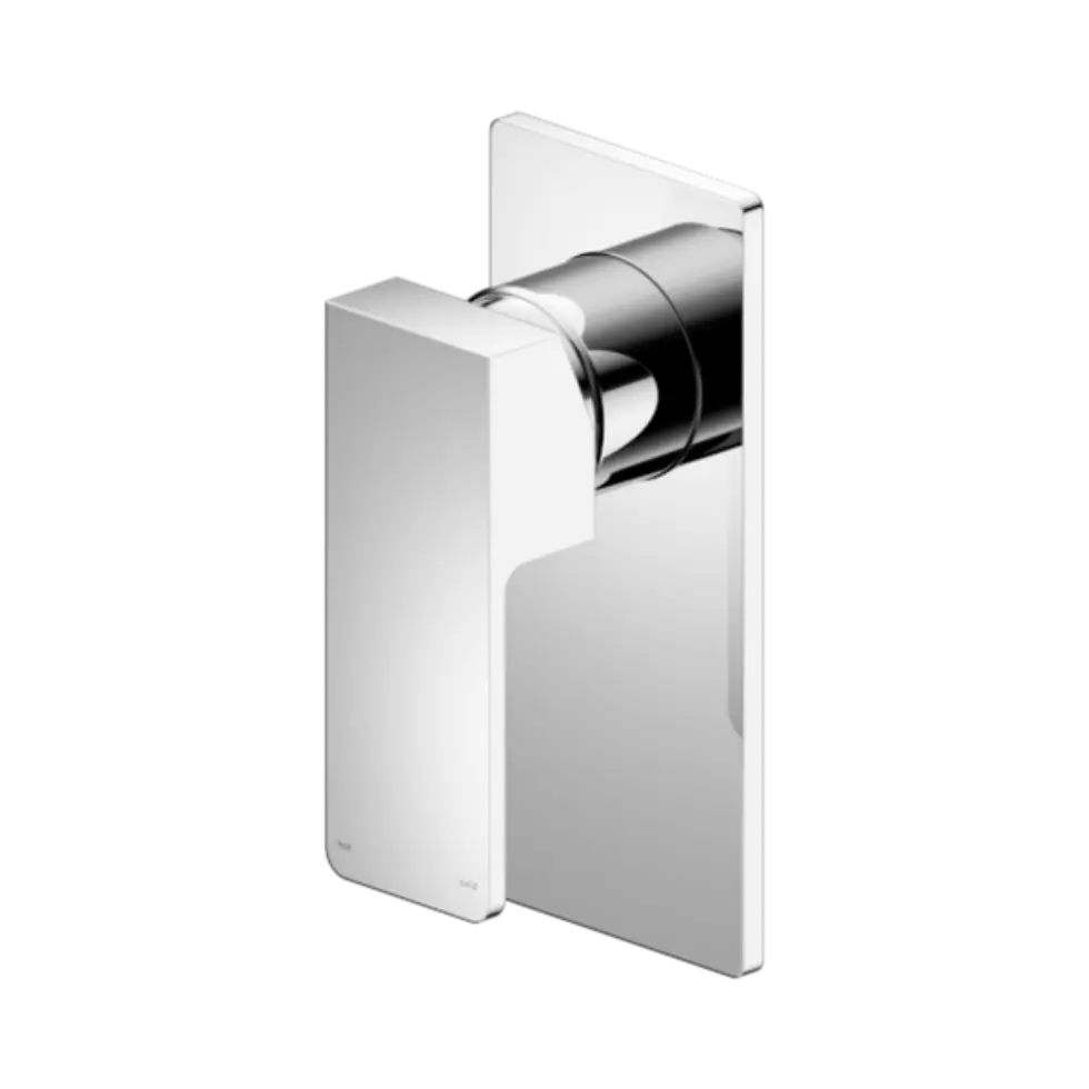 Celia Shower Mixer Rectangular Backplate Chrome