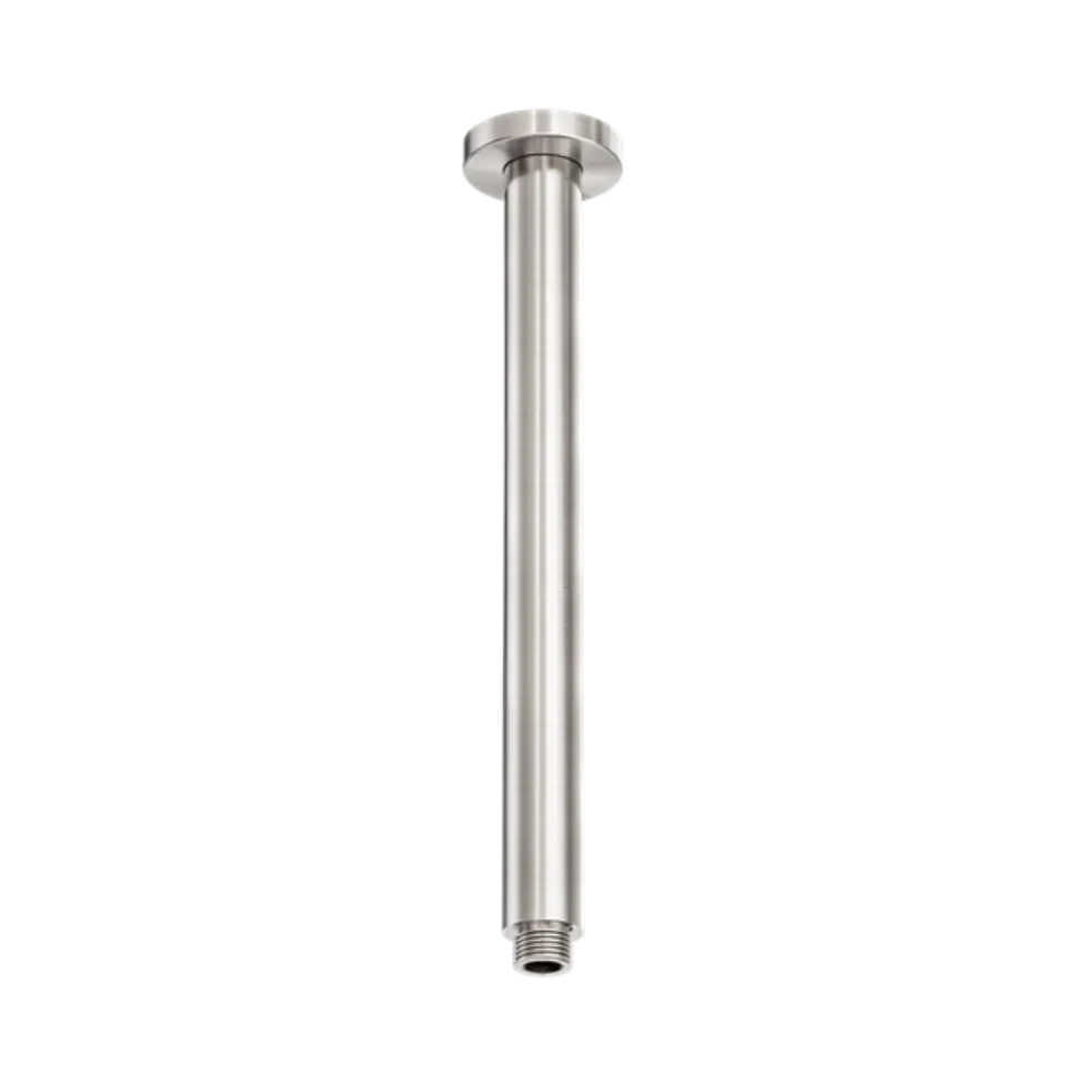 Zen SS316L Round Ceiling Arm 300mm Length Brushed Nickel