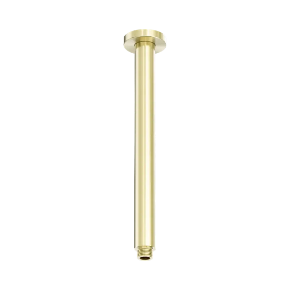 Zen SS316L Round Ceiling Arm 300mm Length Brushed Gold