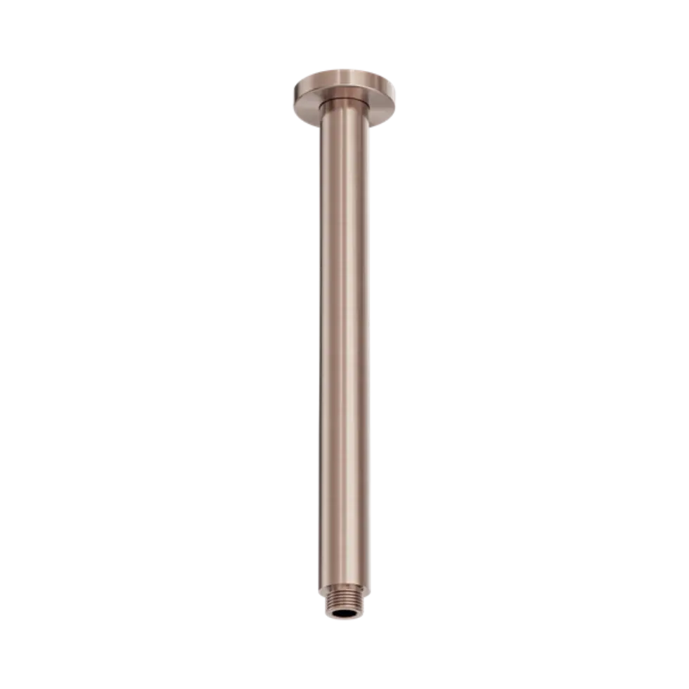 Zen SS316L Round Ceiling Arm 300mm Length Brushed Bronze