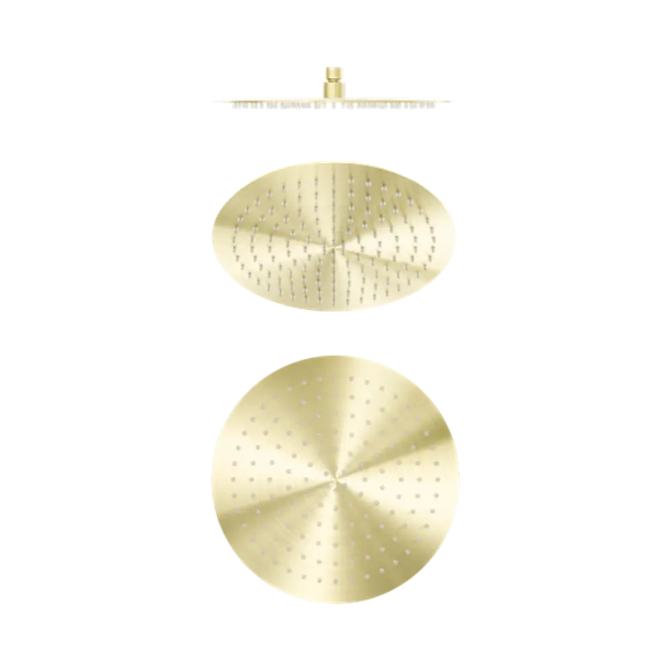 Zen SS316L 300mm Round Shower Head Brushed Gold