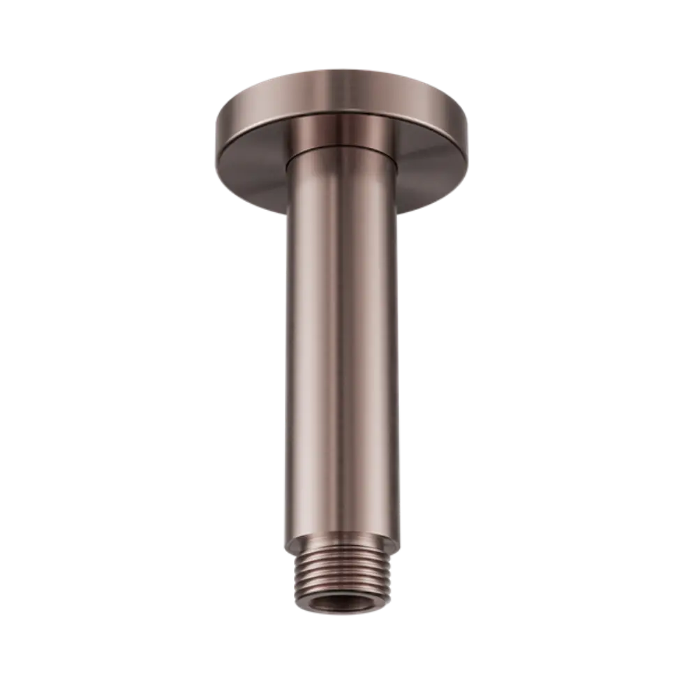 Round Ceiling Arm 100mm Length Brushed Bronze