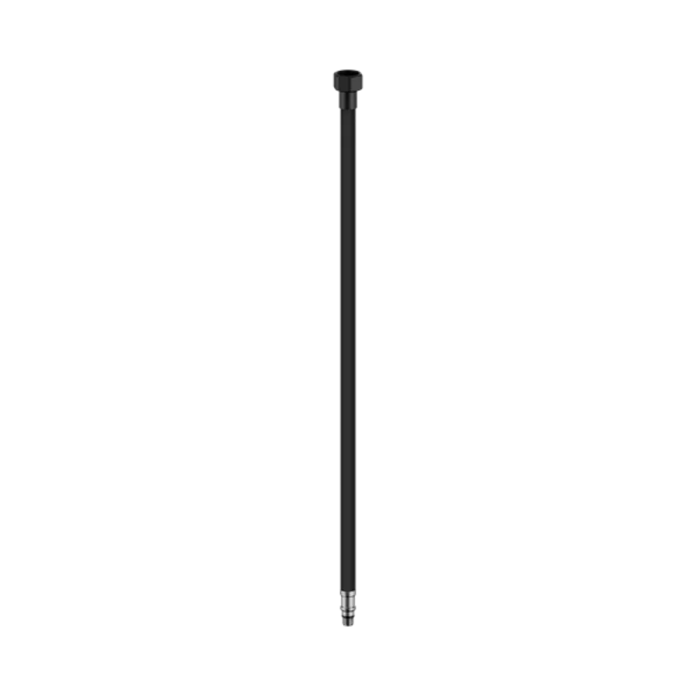 Premium Flexible Mixer Tap Hose Pair Matte Black