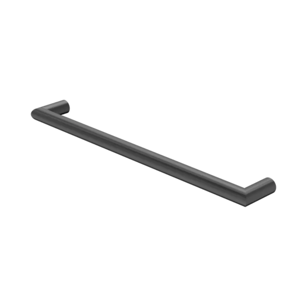 Mecca 240V Single Heated Towel Rail Graphite