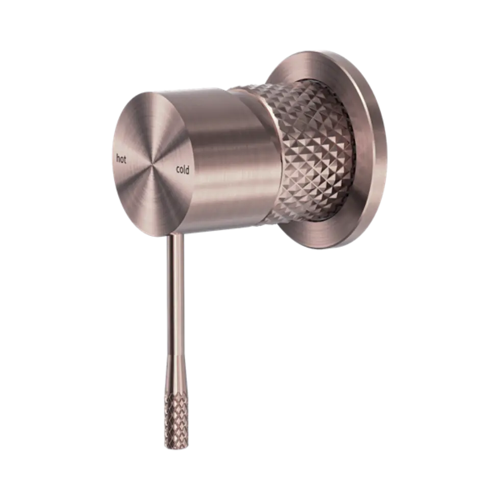 Opal Shower Mixer 60mm Plate Brushed Bronze