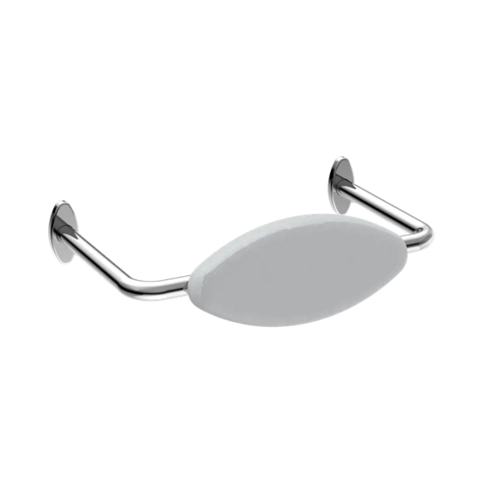 Mecca Care DDA Accessible Toilet Backrest Chrome