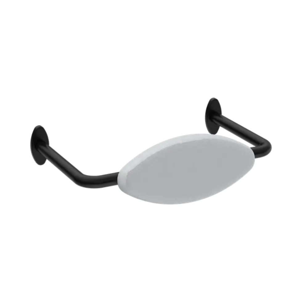 Mecca Care DDA Accessible Toilet Backrest Matte Black