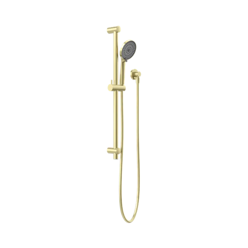Round Metal Project Shower Rail 4 Star Rating Brushed Gold