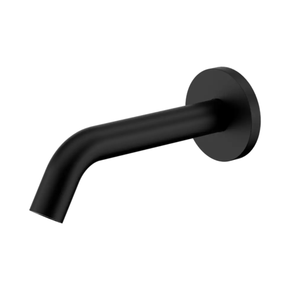 Mecca Wall-Mounted Sensor Tap with 80mm Wall Plate Matte Black
