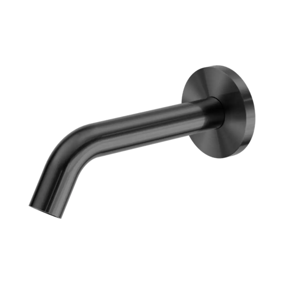 Mecca Wall-Mounted Sensor Tap with 80mm Wall Plate Gun Metal