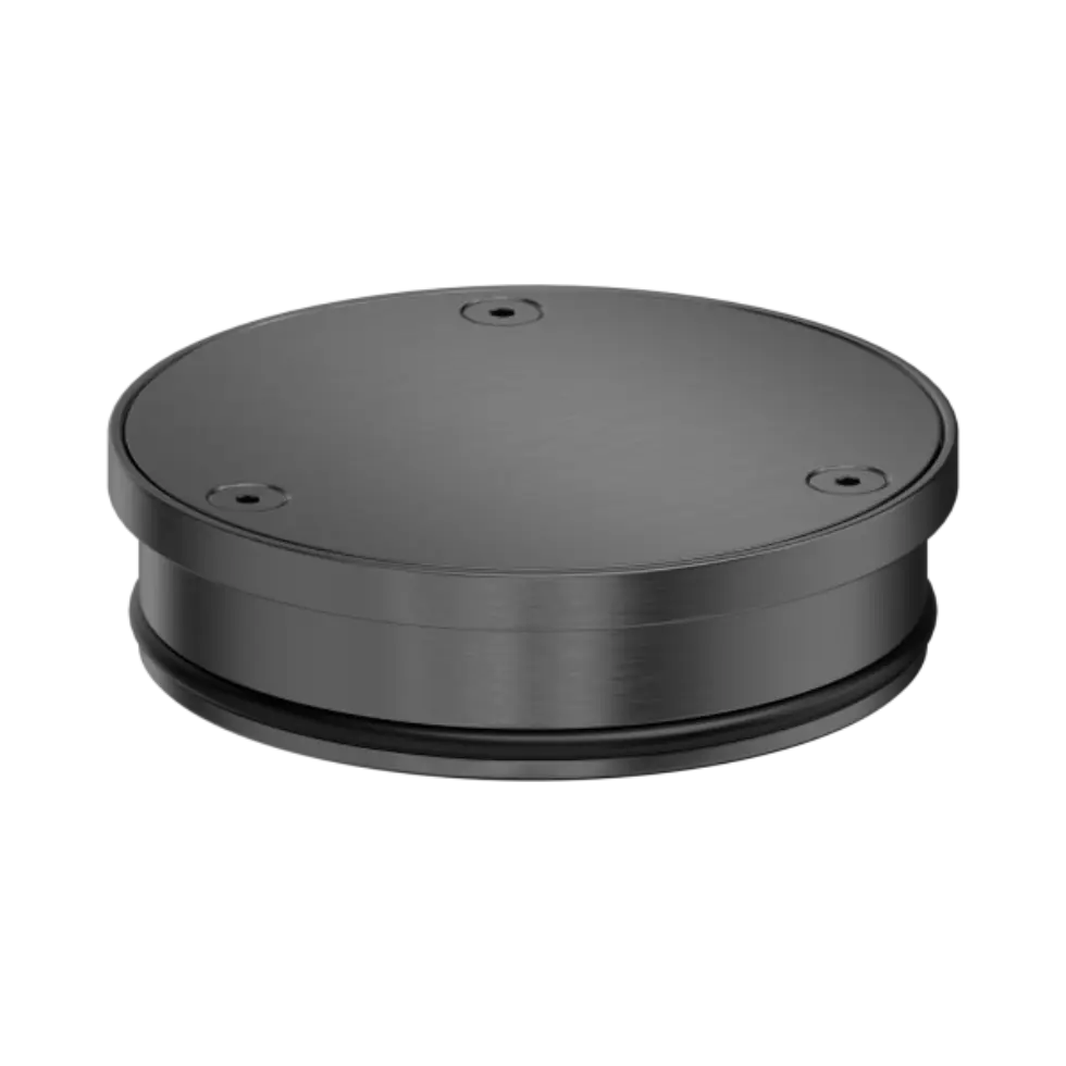 316L Stainless Round Clear Out 100mm Outlet Graphite