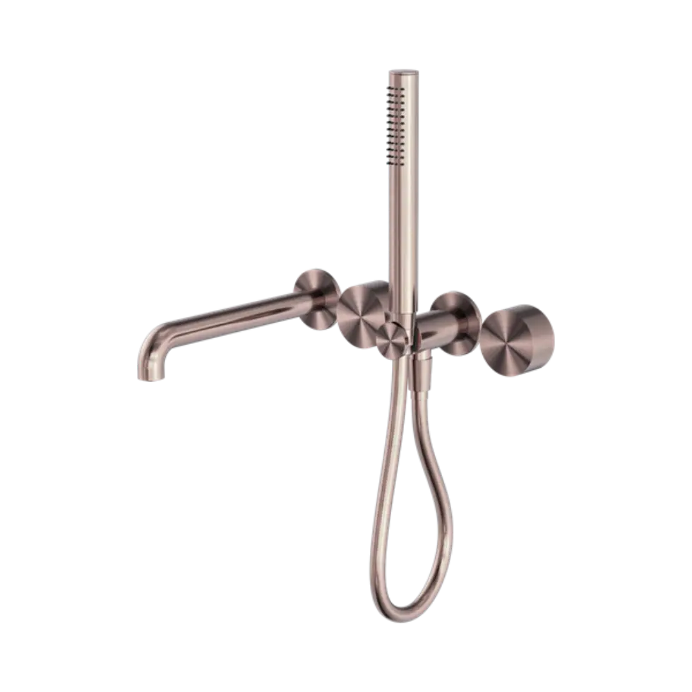 Kara Progressive Shower System Separate Plate With Spout 230mm Brushed ...
