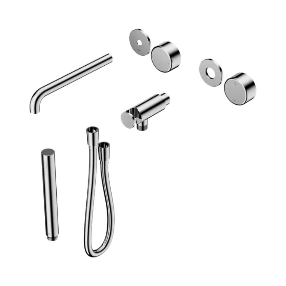 Serenity Progressive Shower System With Spout With Metal Handle And ...