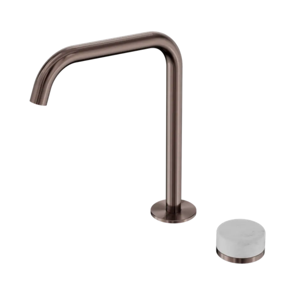 Serenity Progressive Bath/Kitchen Mixer Edge Spout With Carrara Handle ...