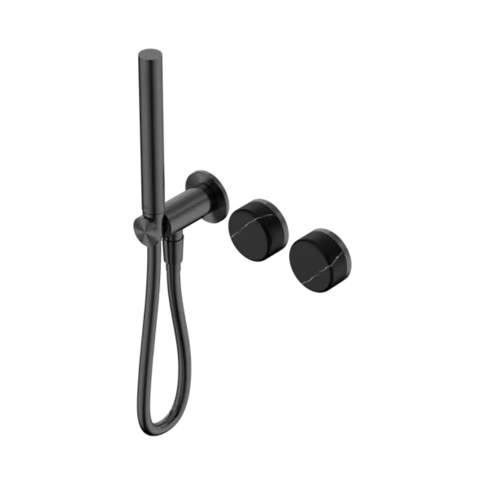 Serenity Progressive Shower System With Marquina Black Handle And Slim ...