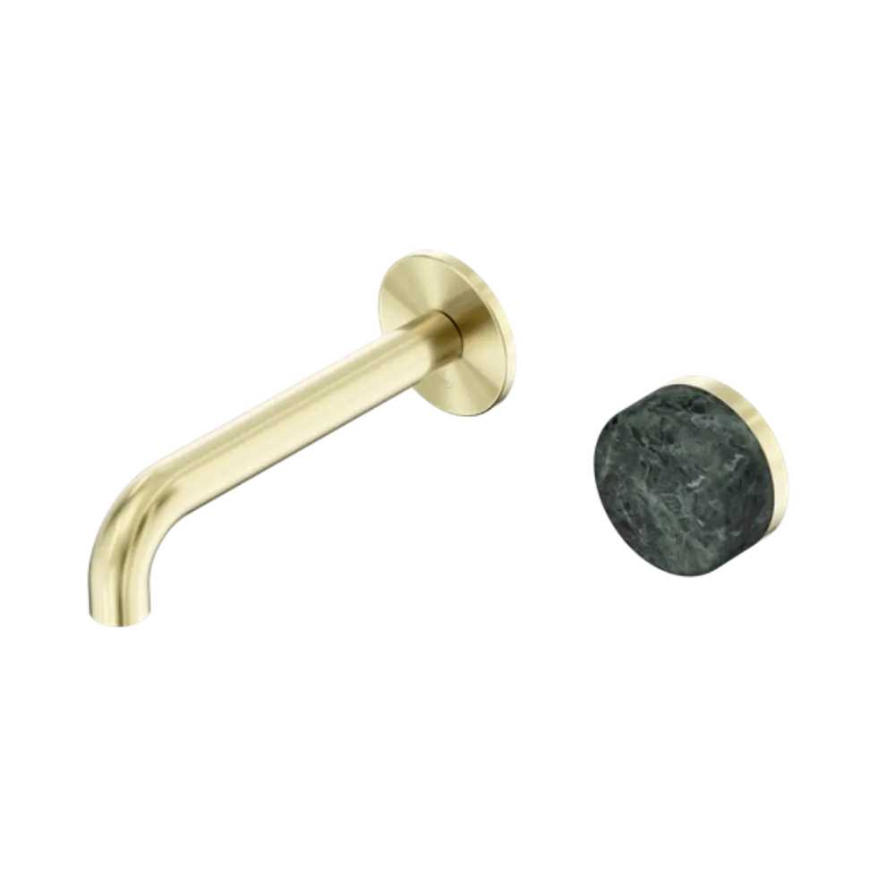 Serenity Progressive Wall Basin Mixer 160mm Spout With Verde Alpi ...