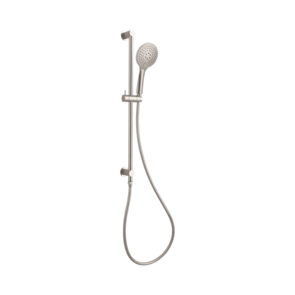 3 Function Shower Rail Brushed Nickel