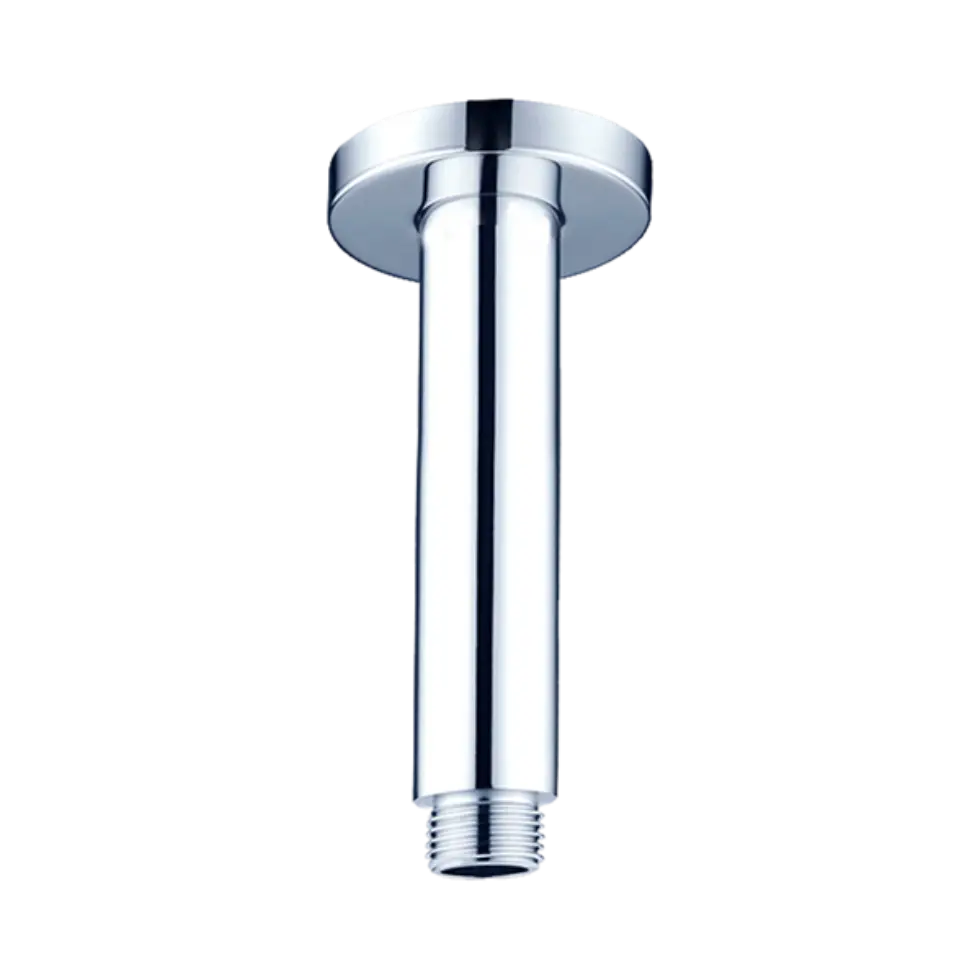 Round Ceiling Arm 150mm Length Chrome