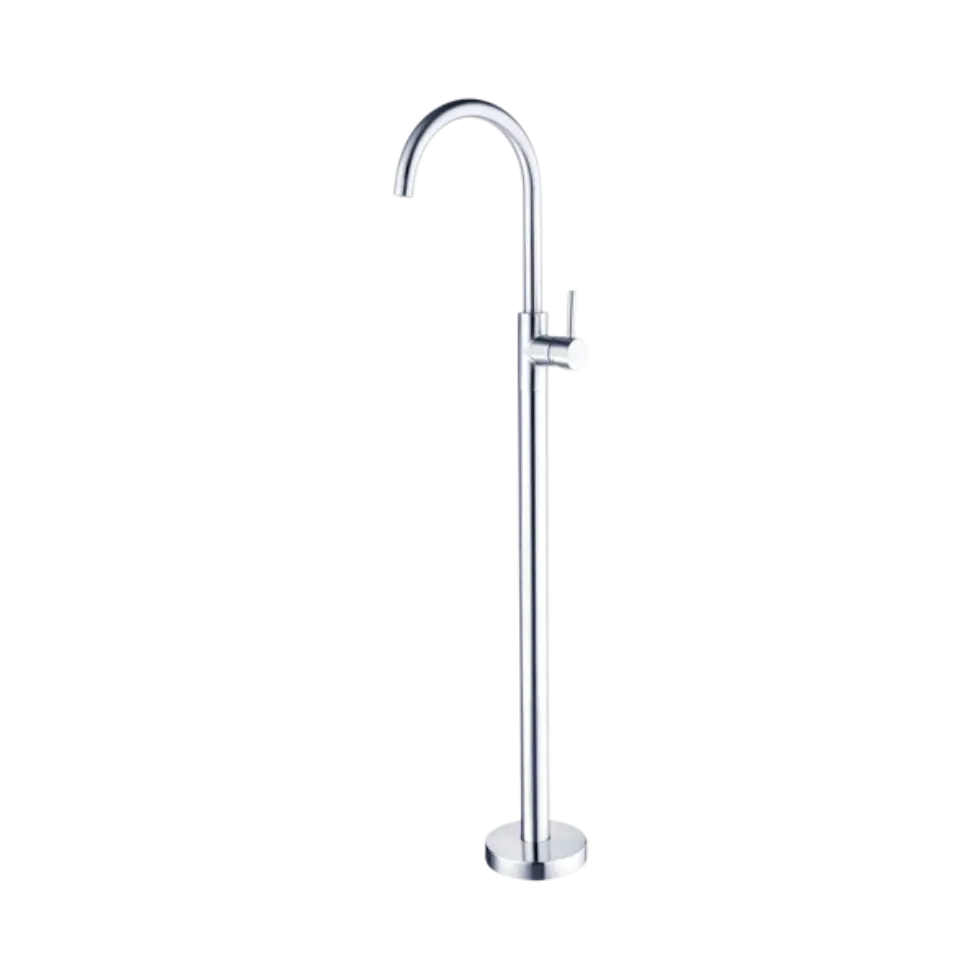 Mecca Freestanding Bath Mixer Chrome