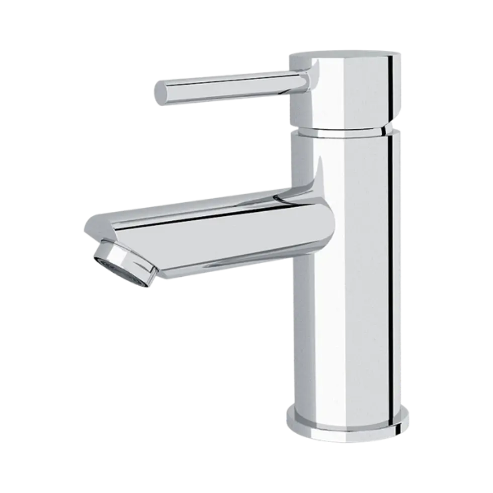 Dolce Basin Mixer Straight Spout Chrome