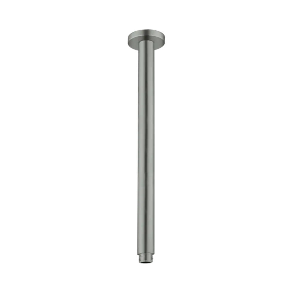 Round Ceiling Arm 300mm Length Gun Metal