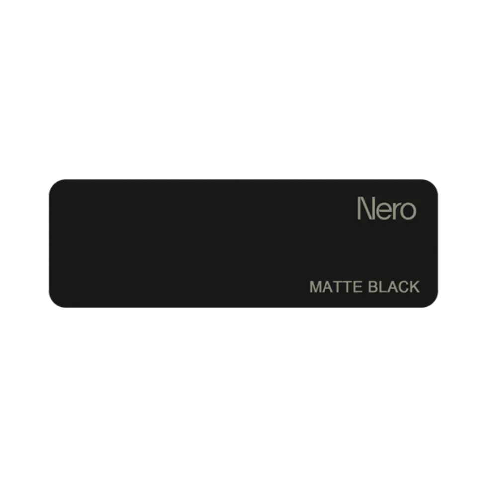 Matte Black Colour Sample Plate