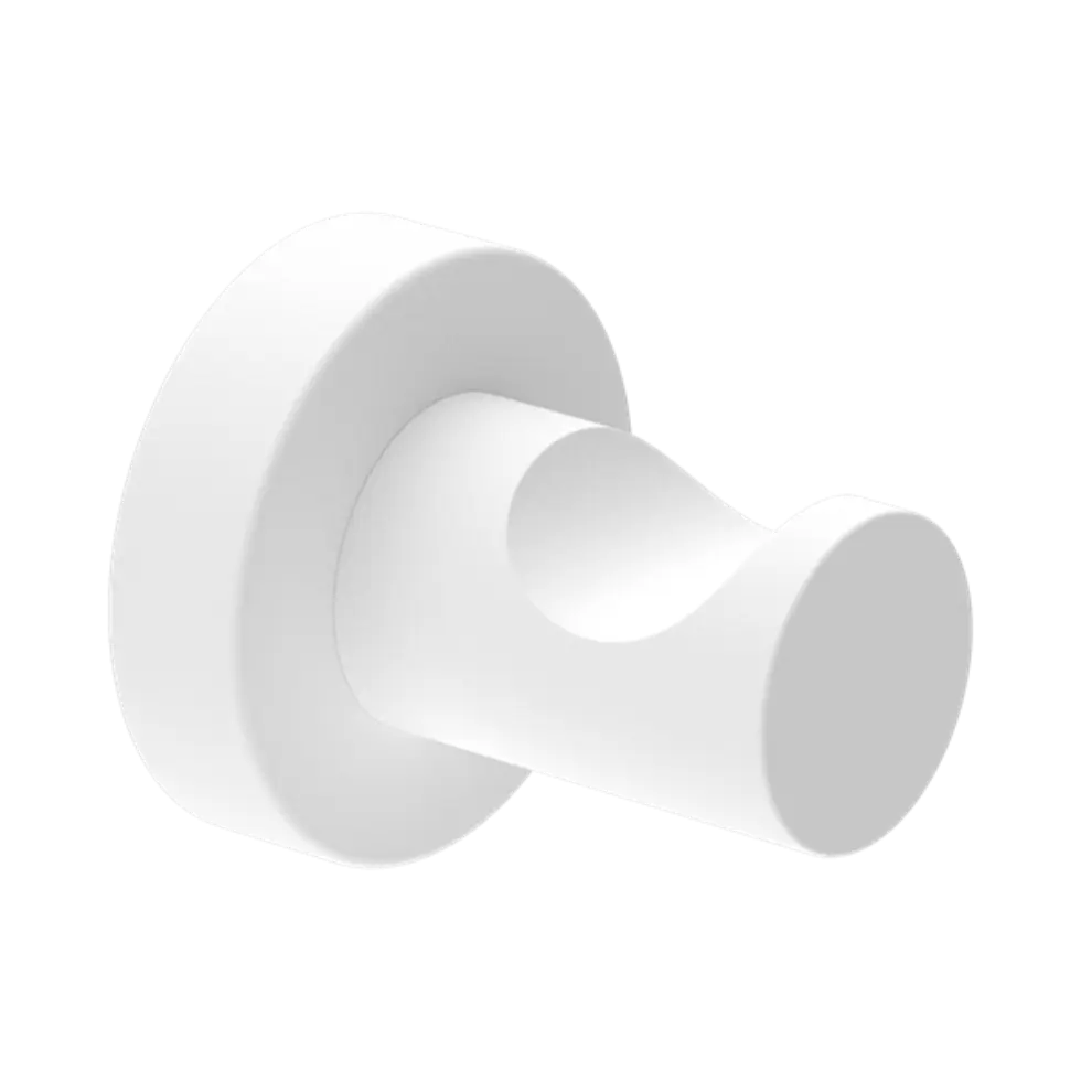 Mecca Robe Hook Matte White
