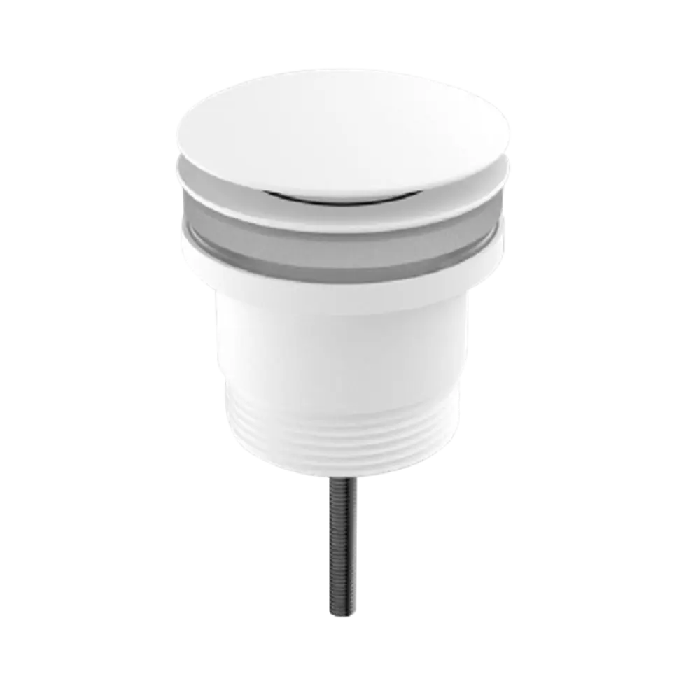 Universal Pop Up Waste Matte White