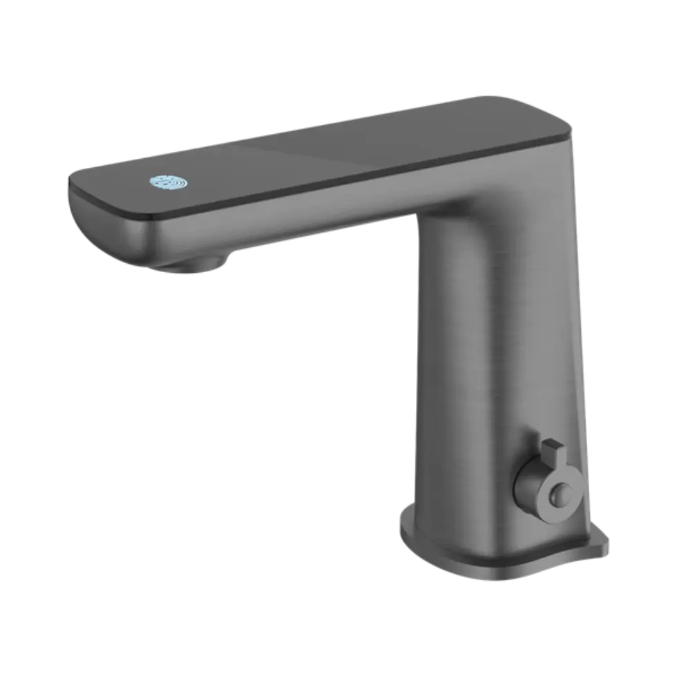 Claudia Sensor Mixer With Black Top Display Gun Metal