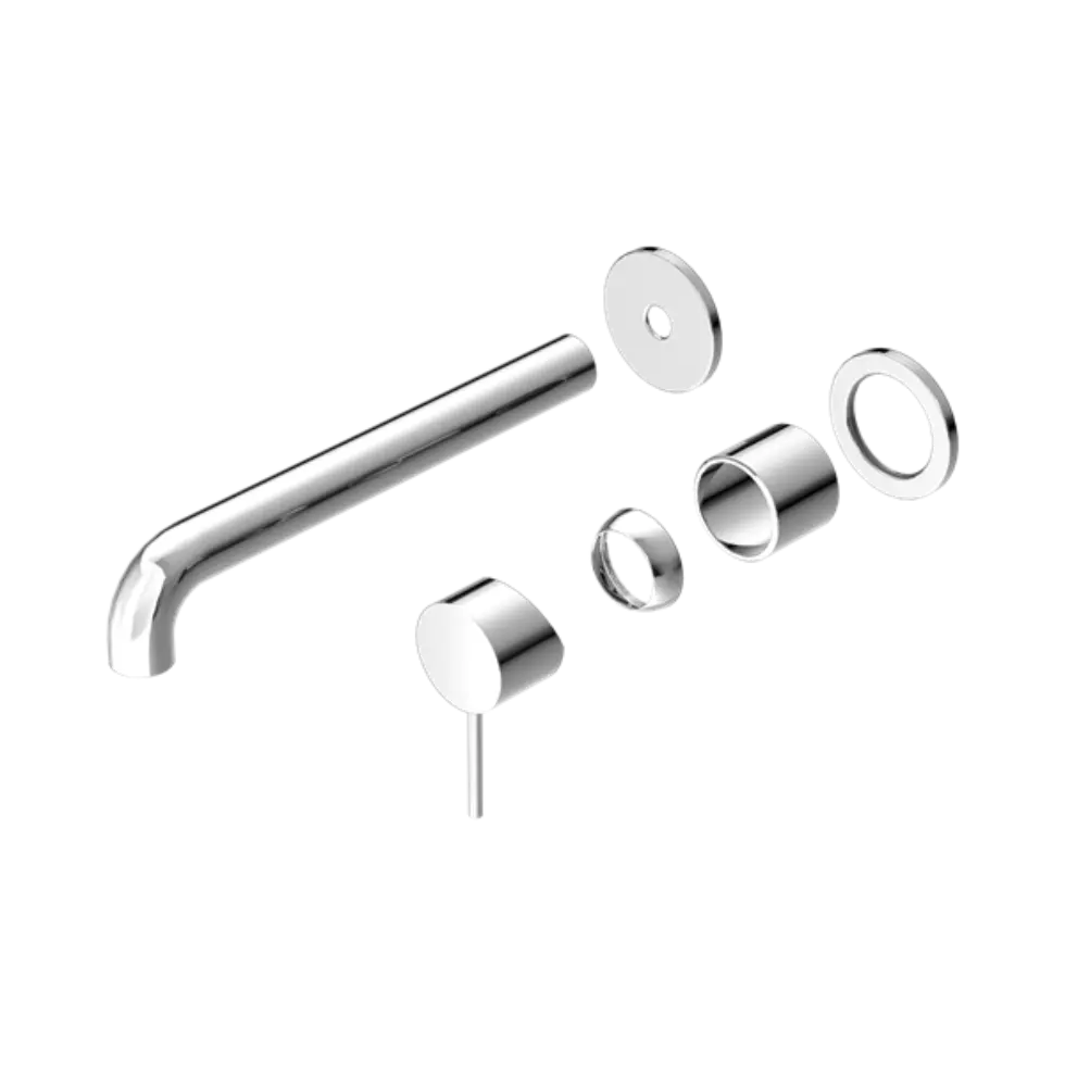 Mecca Wall Basin/Bath Mixer Separate Back Plate 230mm Trim Kits Only Chrome