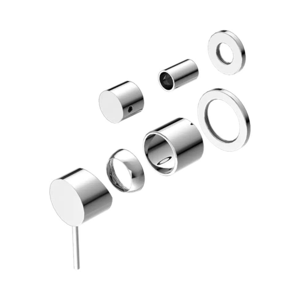 Mecca Shower Mixer With Diverter Separate Back Plate Trim Kits Only Chrome